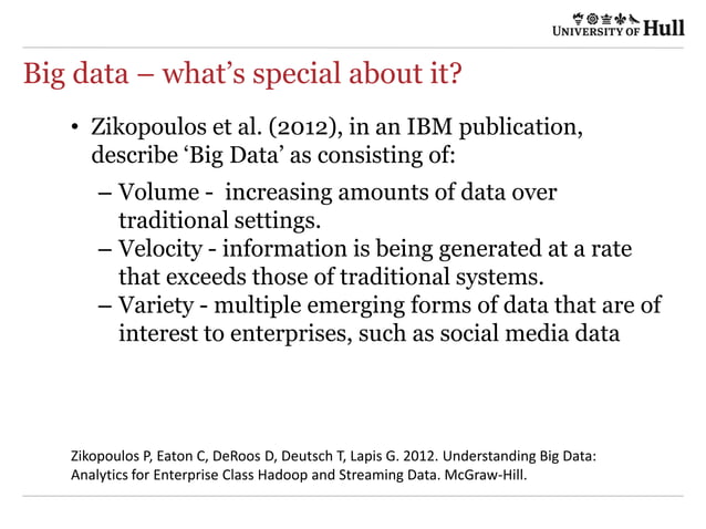 Introduction to big data | PPT