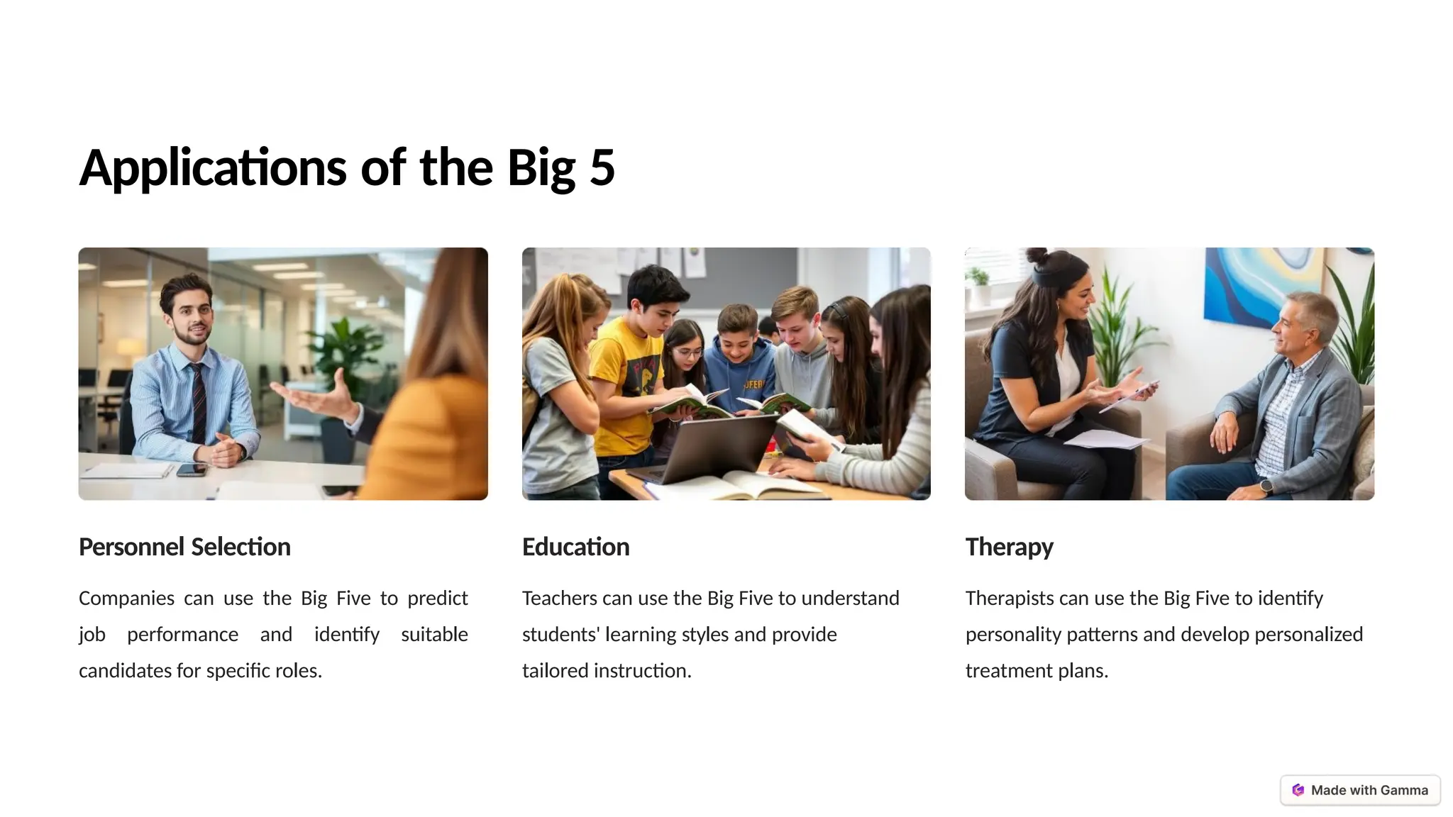 Big-5-Personality-Theory- psychology theory | PPTX