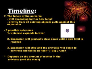EXPLAIN THE BIG BANG THEORY AND THE ORIGIN OF THE UNIVERSE | PPT