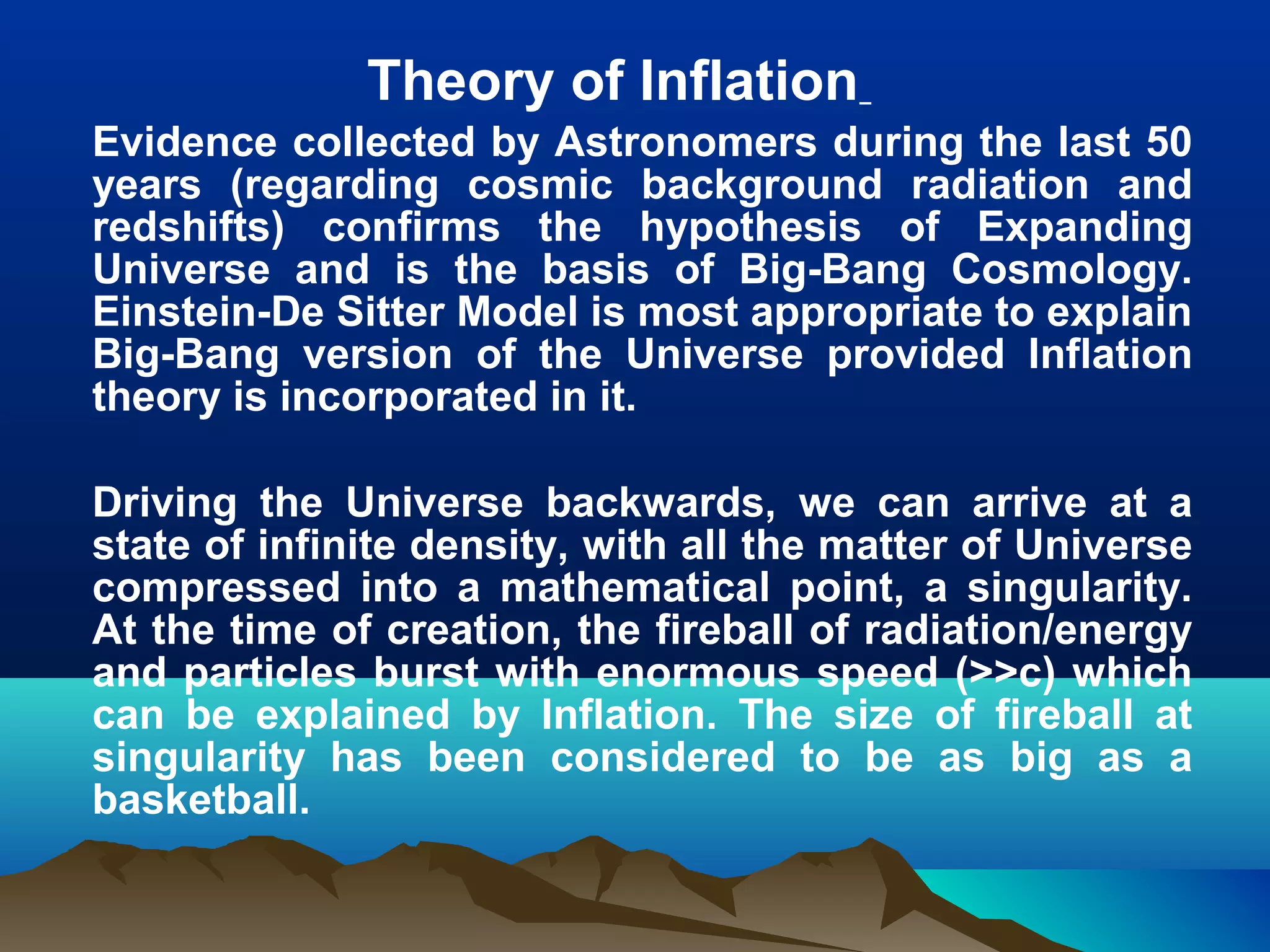 Big bang cosmology | PPT