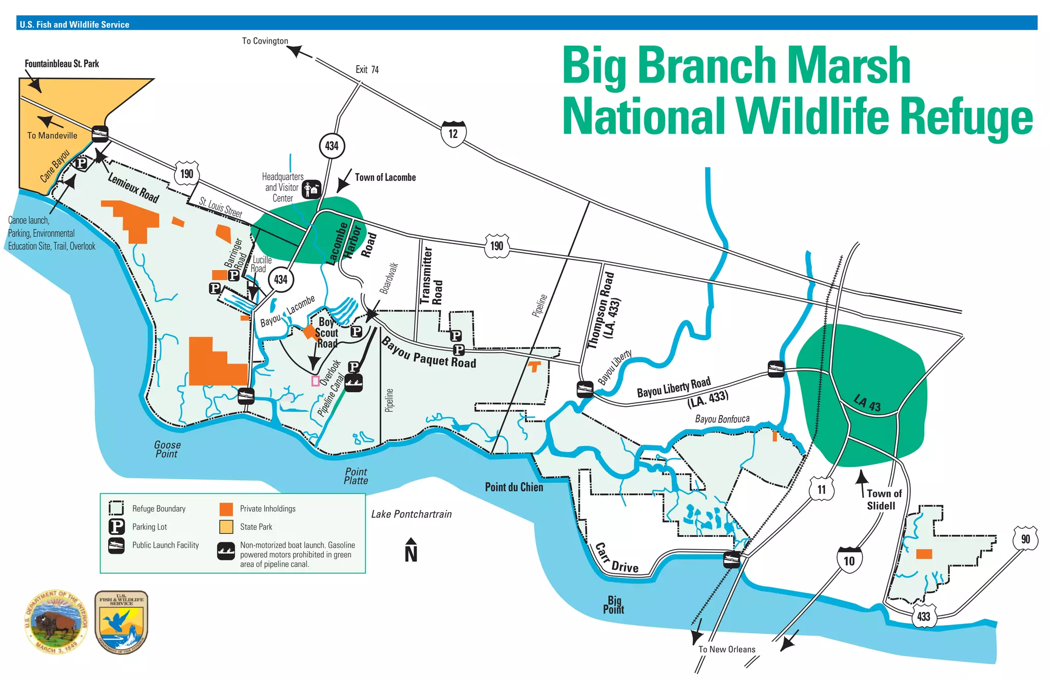 Big Branch Marsh Map | PPT