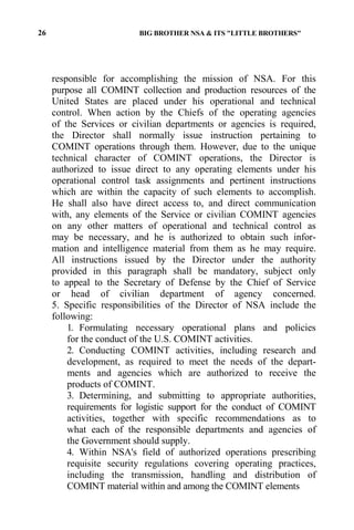 Big Brother NSA and Its "Little Brothers" | PDF
