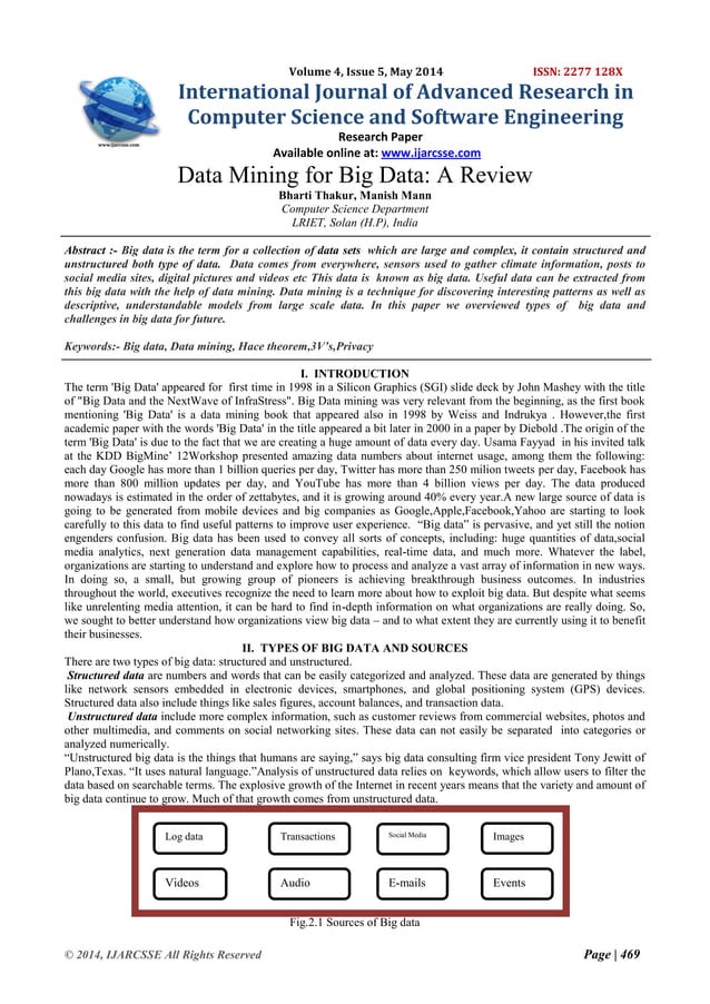 Big data Paper | PDF