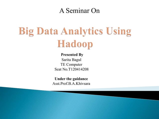big-data-analytics-using-hadoop.pptx for project | PPT | Free Download