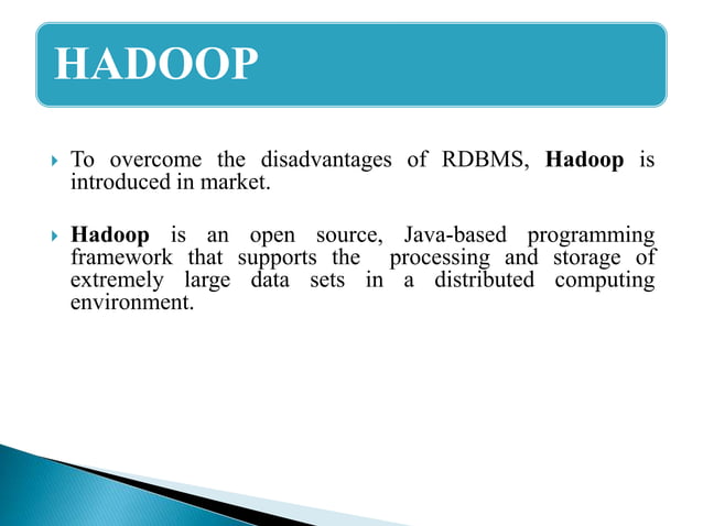 big-data-analytics-using-hadoop.pptx for project | PPT | Free Download