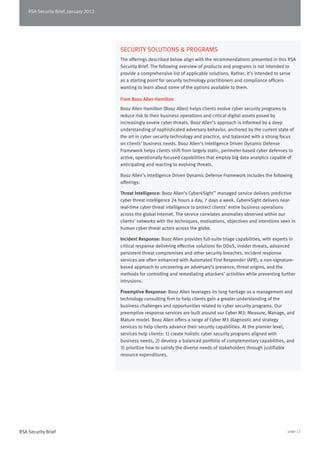 Industry Overview: Big Data Fuels Intelligence-Driven Security | PDF | Internet | Computing