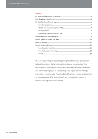 Industry Overview: Big Data Fuels Intelligence-Driven Security | PDF ...