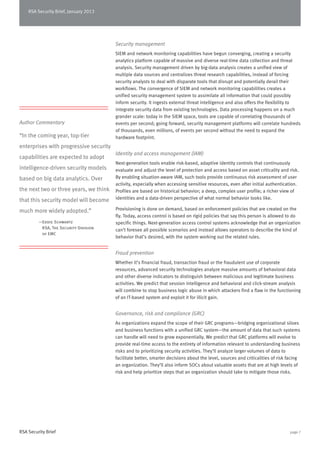 Industry Overview: Big Data Fuels Intelligence-Driven Security | PDF ...