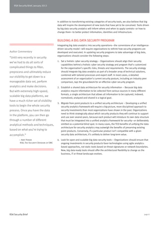 Industry Overview: Big Data Fuels Intelligence-Driven Security | PDF ...