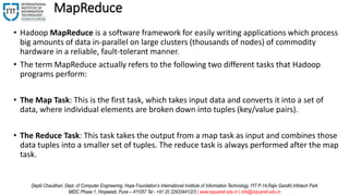 Introduction to Big Data, HADOOP: HDFS, MapReduce | PPTX