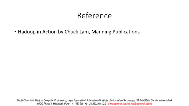 Introduction to Big Data, HADOOP: HDFS, MapReduce | PPTX