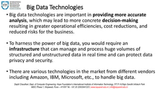 Introduction to Big Data, HADOOP: HDFS, MapReduce | PPTX