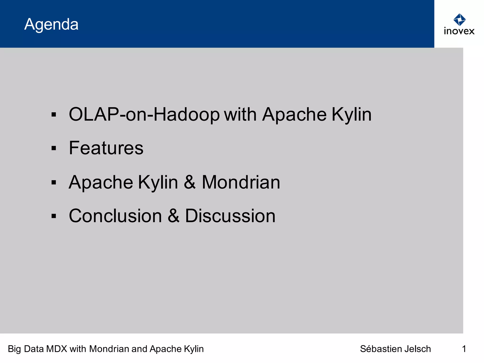 Big Data MDX with Mondrian and Apache Kylin | PDF