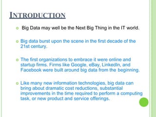 Big data-ppt- | PPT