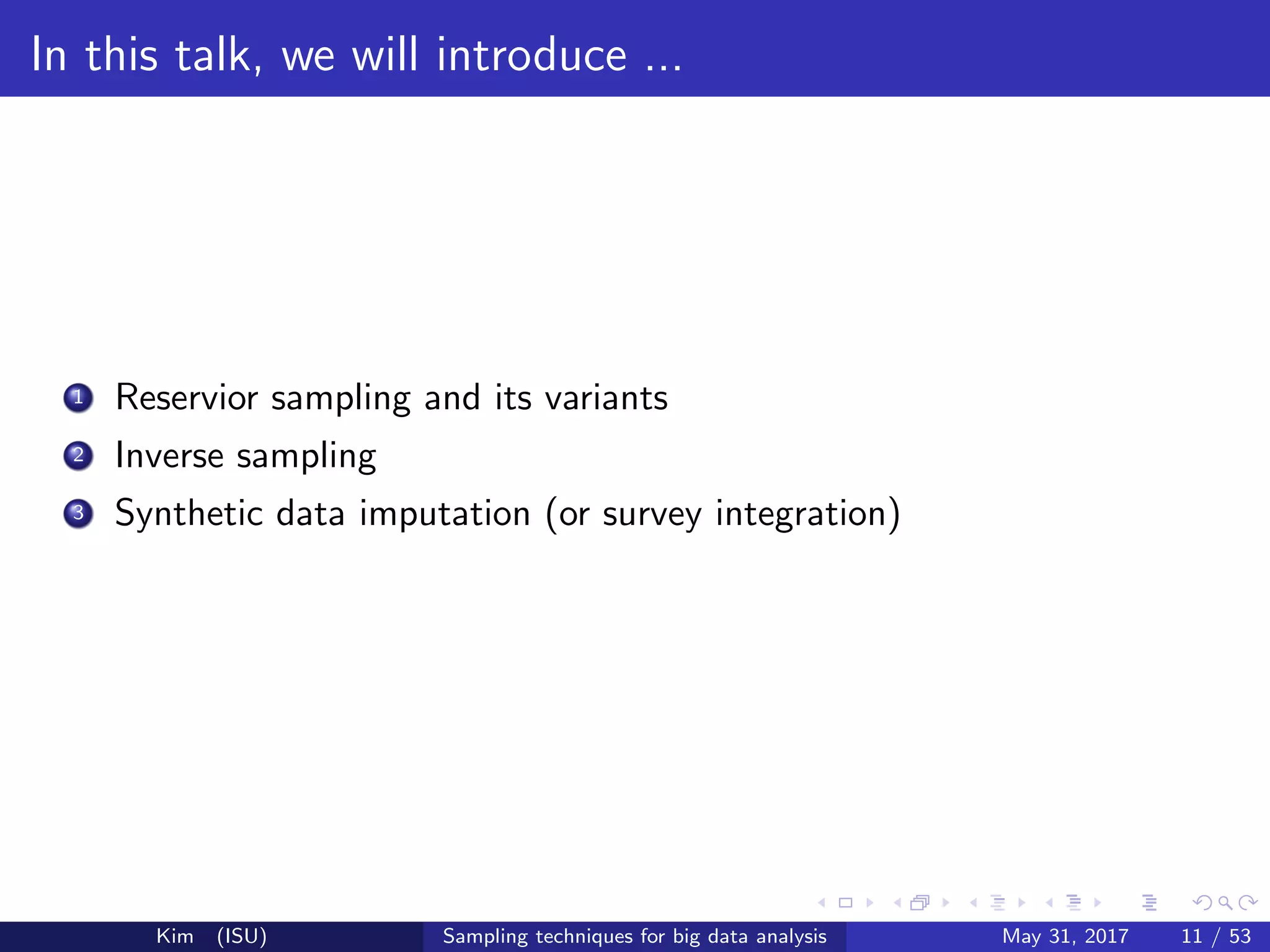 Some sampling techniques for big data analysis | PDF