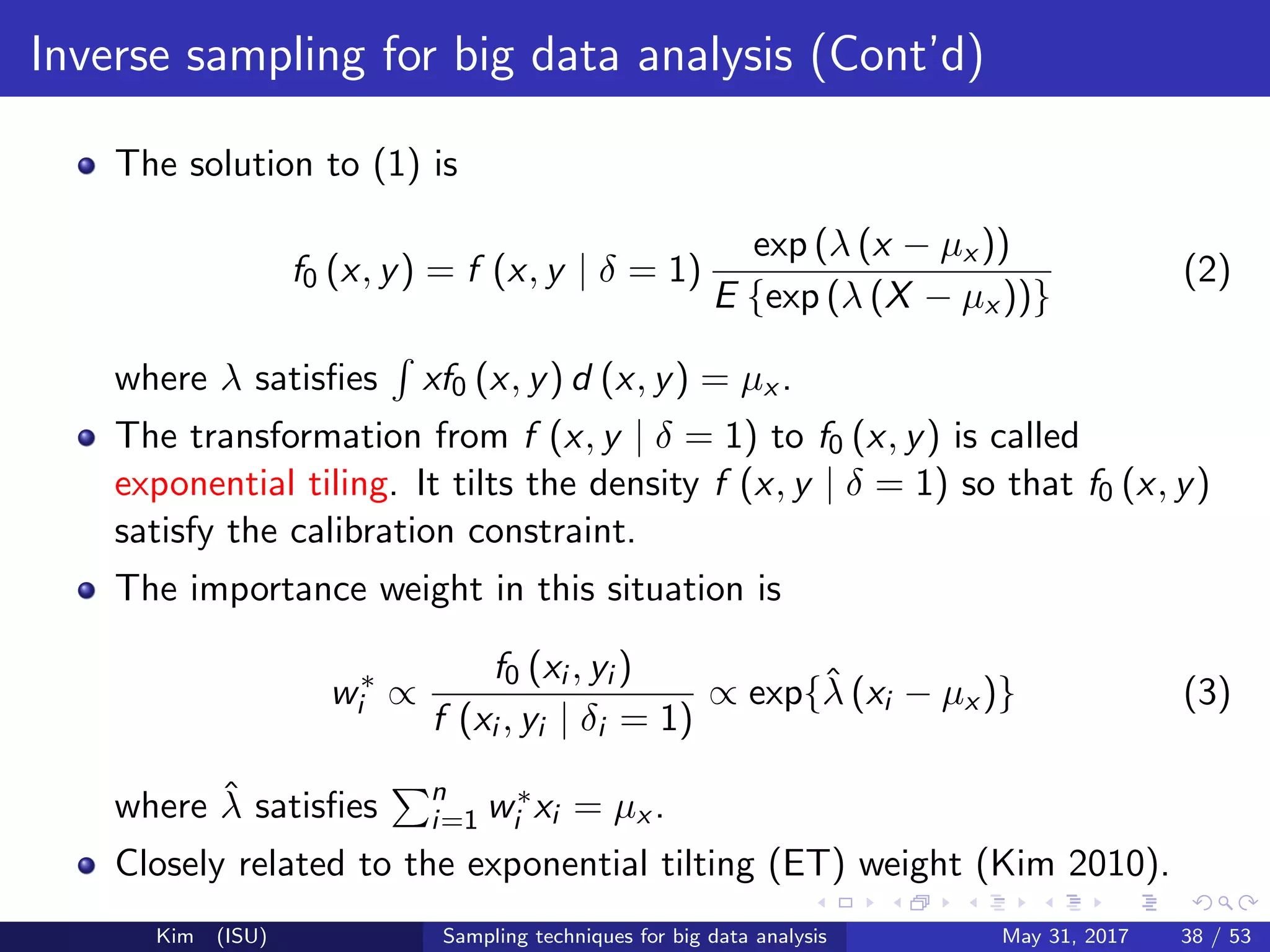 Some sampling techniques for big data analysis | PDF