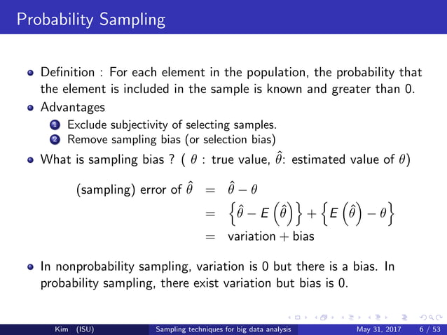 Some sampling techniques for big data analysis | PDF