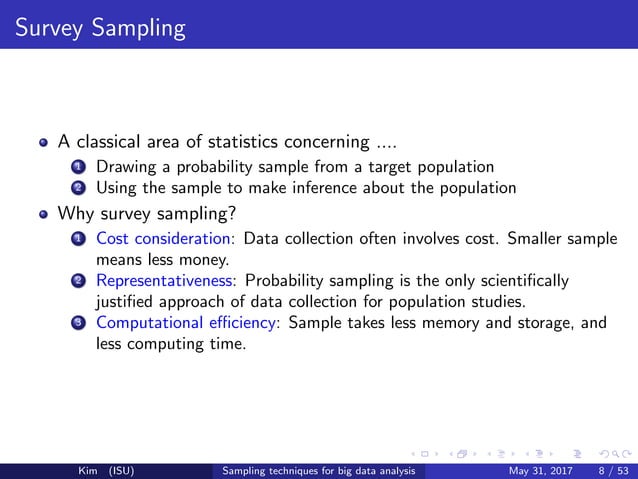 Some sampling techniques for big data analysis | PDF