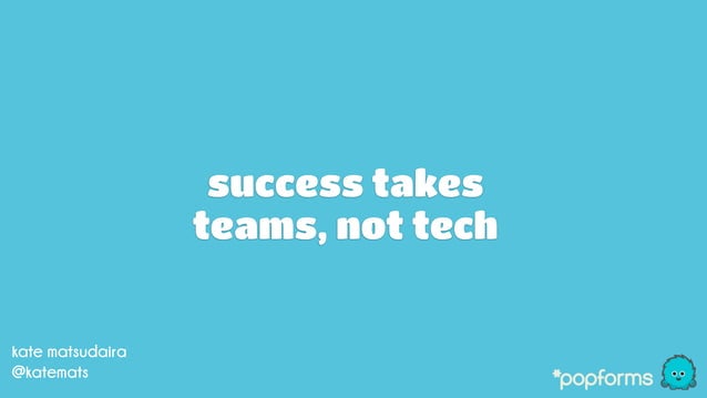 Success takes teams, not working together | PPT