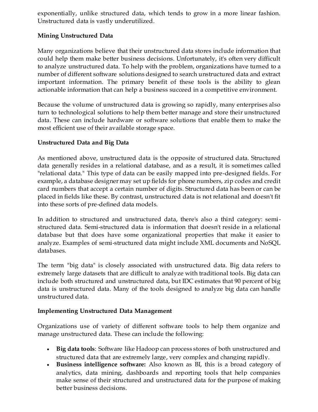 Big data lecture notes Big data lecture notes
