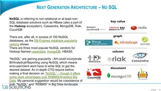 Big Data/Hadoop Option Analysis | PPT