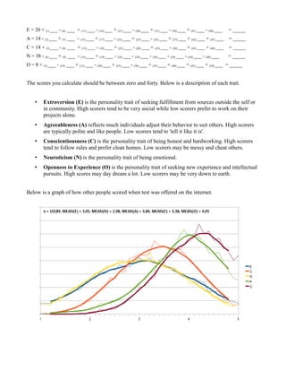 Big five-personality-test | PDF