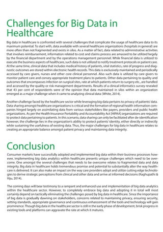 Big implications of Big Data in healthcare | PDF
