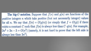 Big o notation | PDF