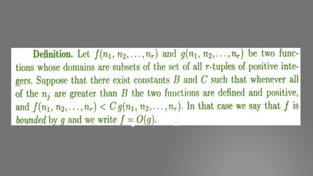 Big o notation | PDF