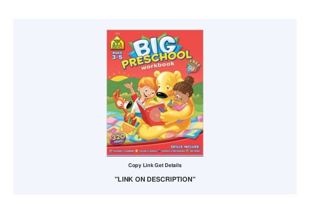Big Preschool Workbook Full By School Zone
