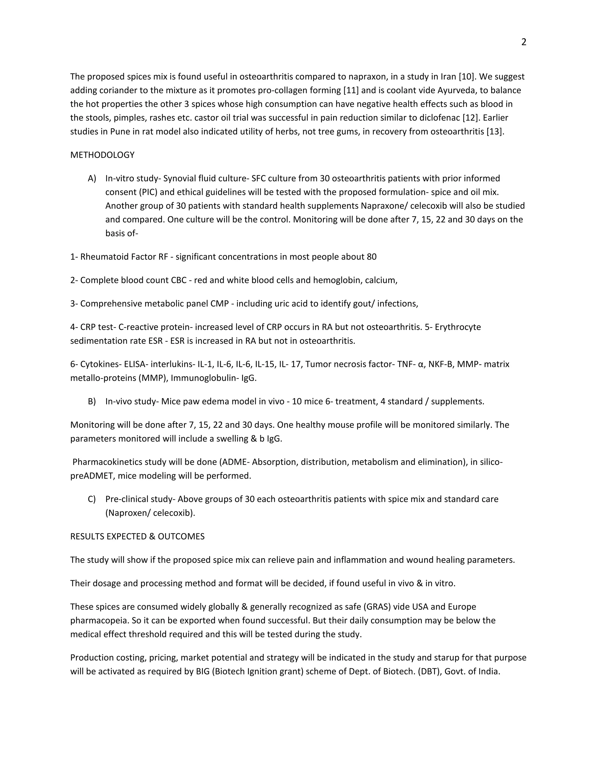 Arthritis spice oil mix cure | PDF