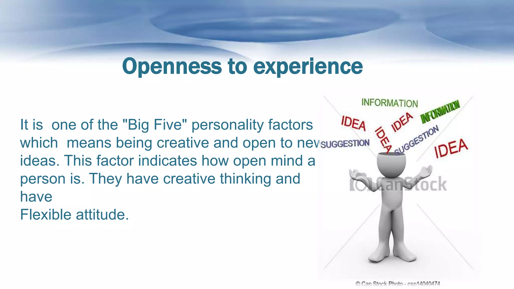 Big 5 personality model | PPTX