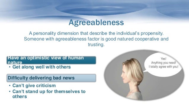 Big 5 personality model