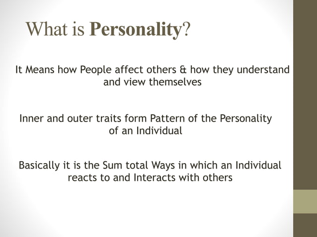 The Big 5 Personality Model Pdf Mental Health Diseases And Conditions