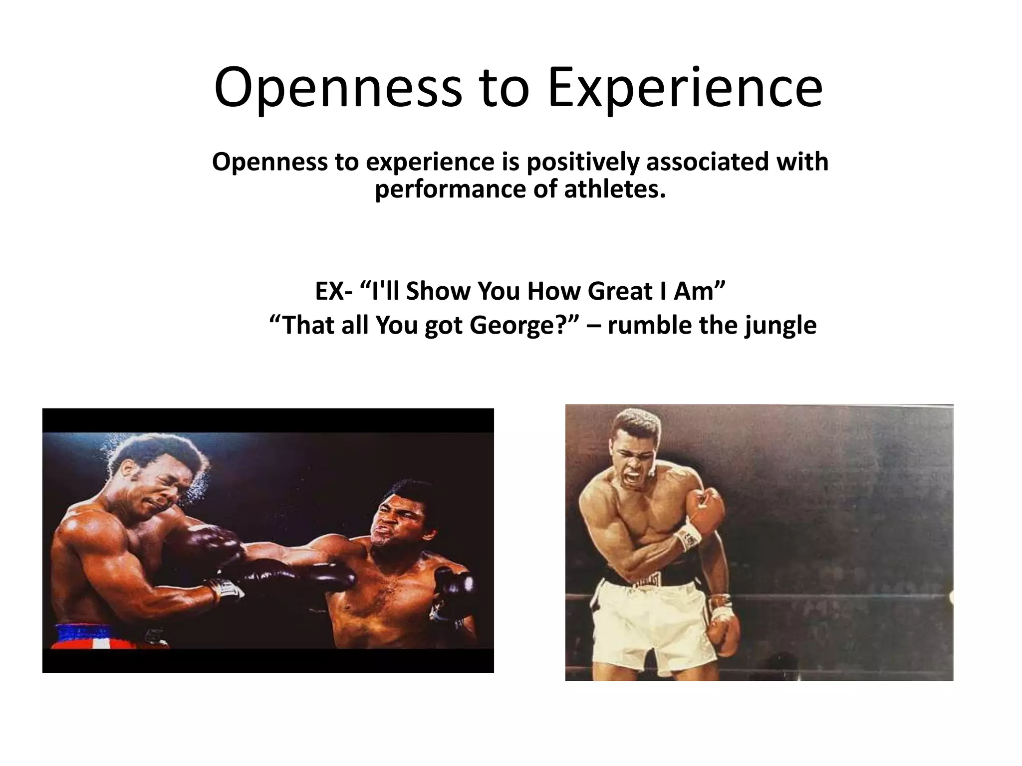 Big 5 personality traits- Muhammad Ali | PPTX
