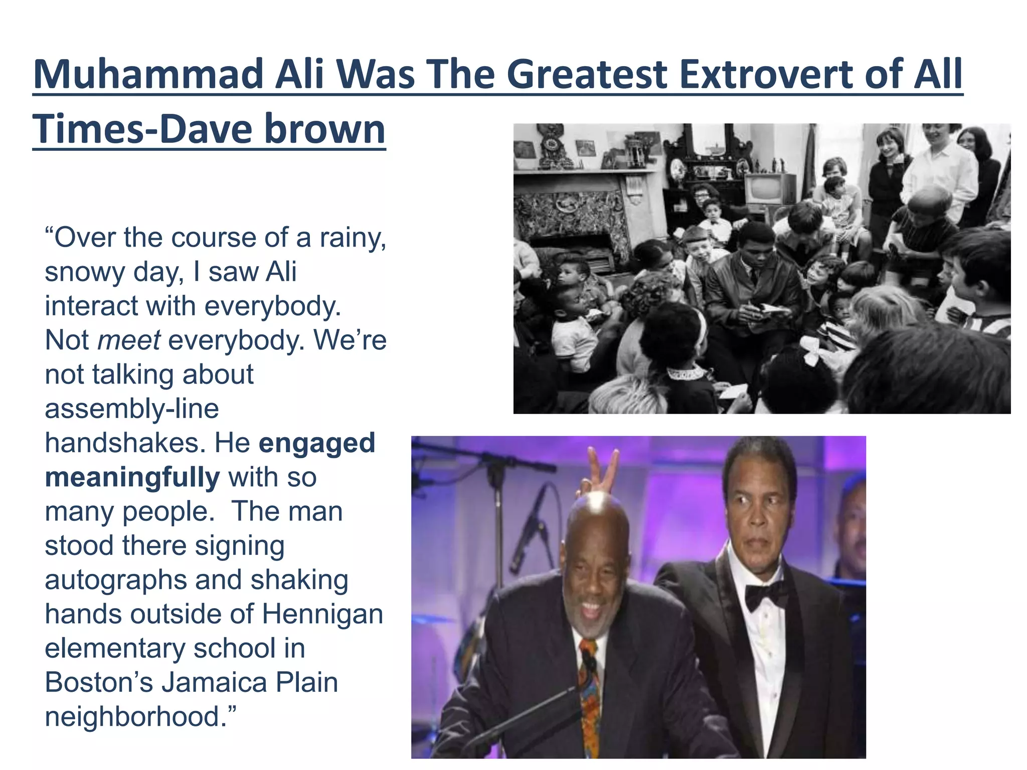 Big 5 personality traits- Muhammad Ali | PPTX