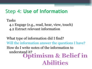 Big6 research-process-teacher-introduction-ppt | PPT