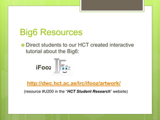 Big6 research-process-teacher-introduction-ppt | PPT