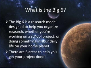 Big 6 planets | PPTX