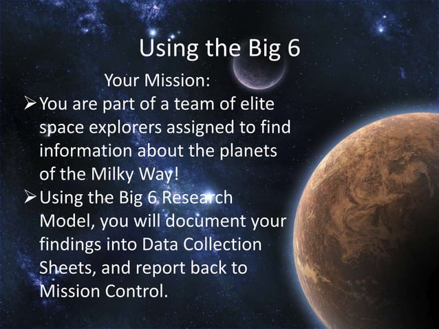 Big 6 planets | PPTX