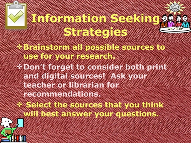 Doing a research project using the Big 6 Model | PPT