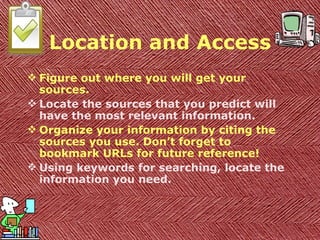 Doing a research project using the Big 6 Model | PPT