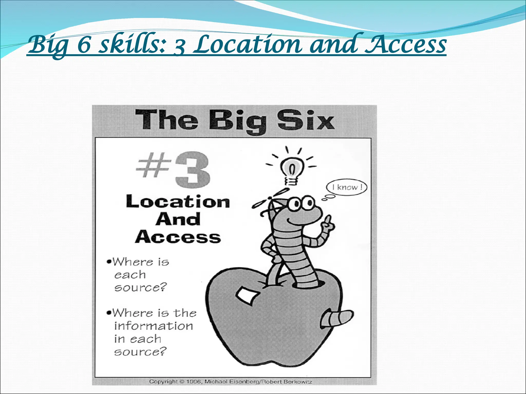 Big6 skills Model by Madhvi Mishra DU.ppt