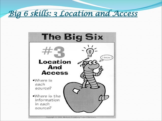 Big6 skills Model by Madhvi Mishra DU.ppt
