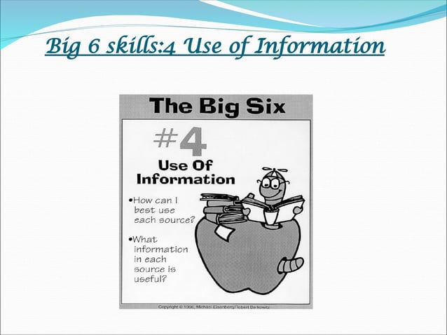Big6 skills Model by Madhvi Mishra DU.ppt