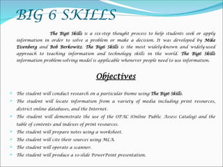 Big6 skills Model by Madhvi Mishra DU.ppt