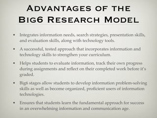 Big6 workshop presentation ipa | KEY