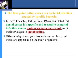 10 introduction to cariology ( dental caries) | PPTX
