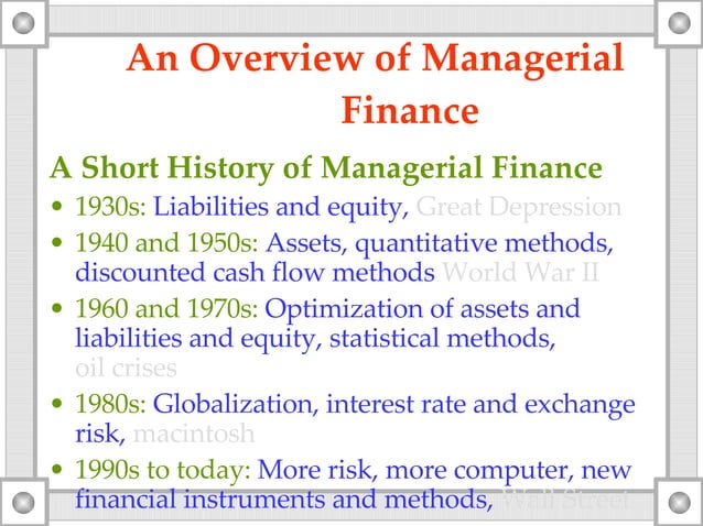 Financial Management Lesson Notes | PPT