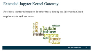 Big analytics meetup - Extended Jupyter Kernel Gateway | PPT